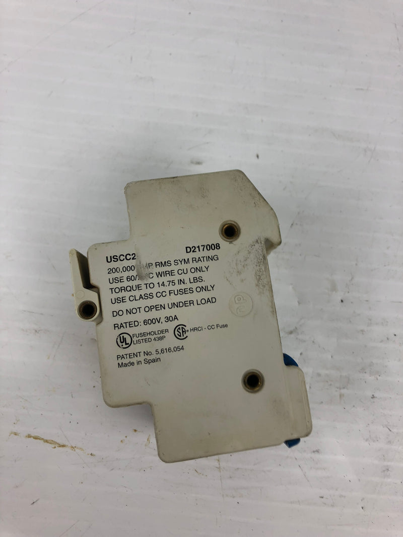 Ferraz Shawmut USCC2 Ultrasafe Fuse Holder 2 Pole 600V 30A – Metal ...