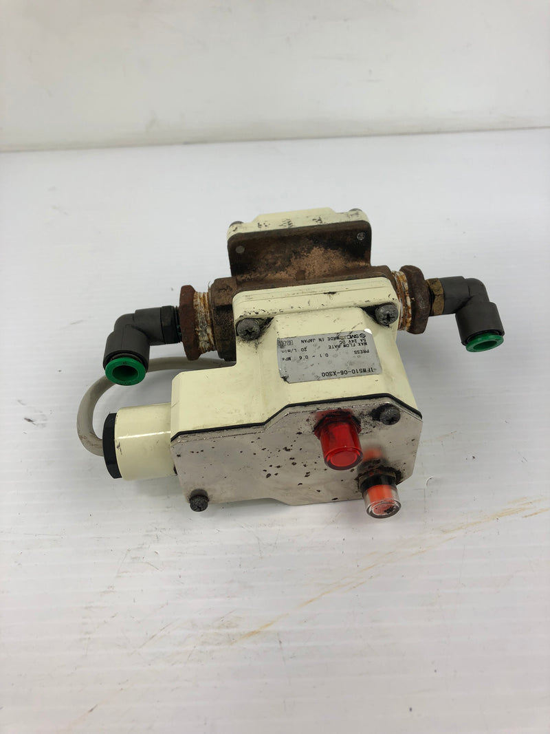 SMC IFW510-06-X300 Flow Switch with Mounting Bracket – Metal Logics, Inc.