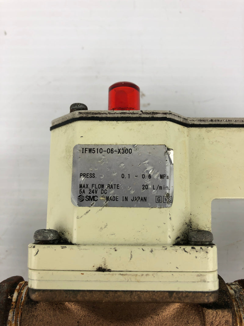 SMC IFW510-06-X300 Flow Switch with Mounting Bracket – Metal Logics, Inc.