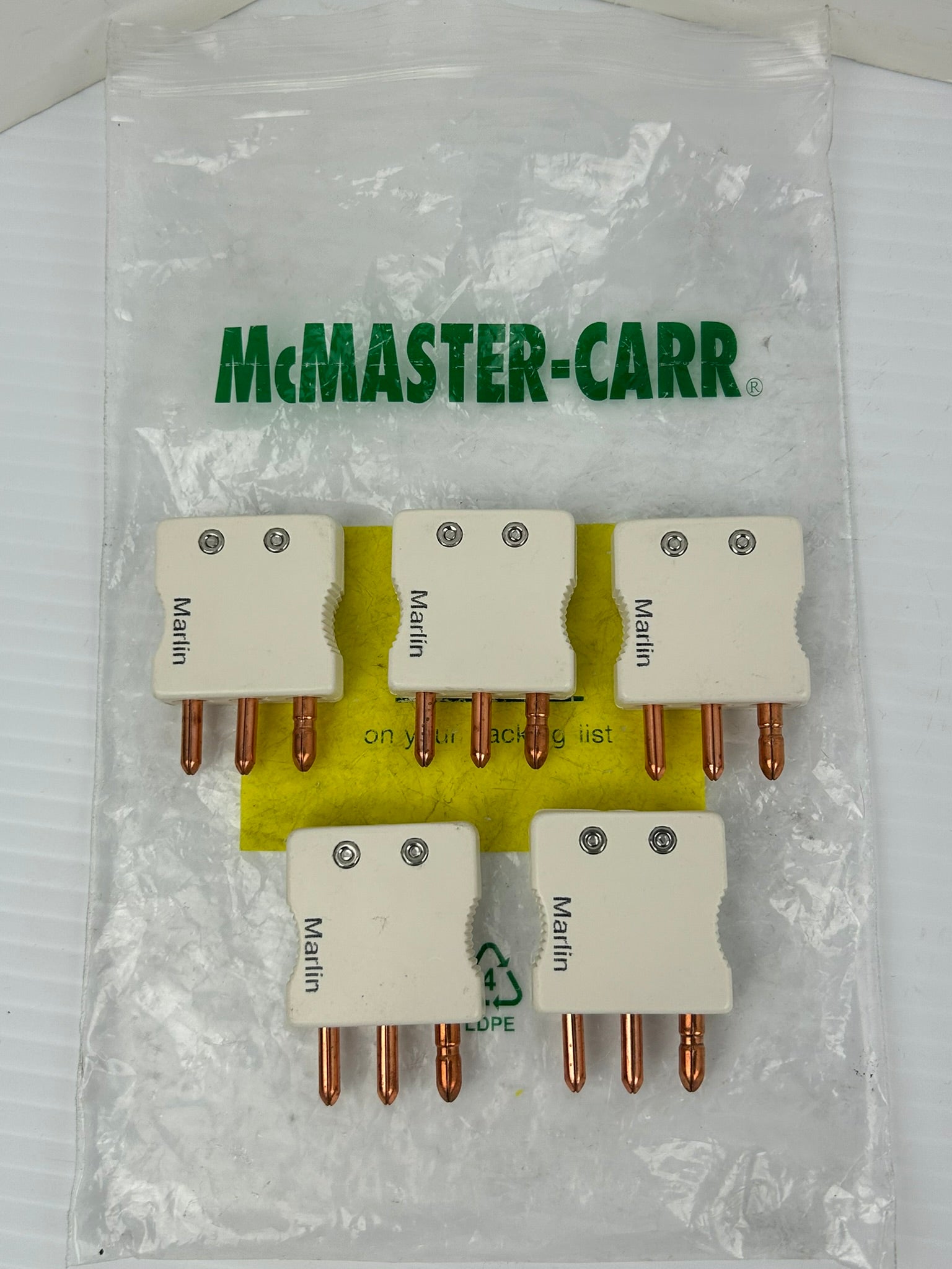 Marlin Thermocouple Plug 3 Pin - Lot of 5
