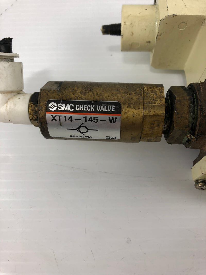 SMC FW510-06-X300 Flow Switch with XT14-145-W Check Valve – Metal Logics, Inc.