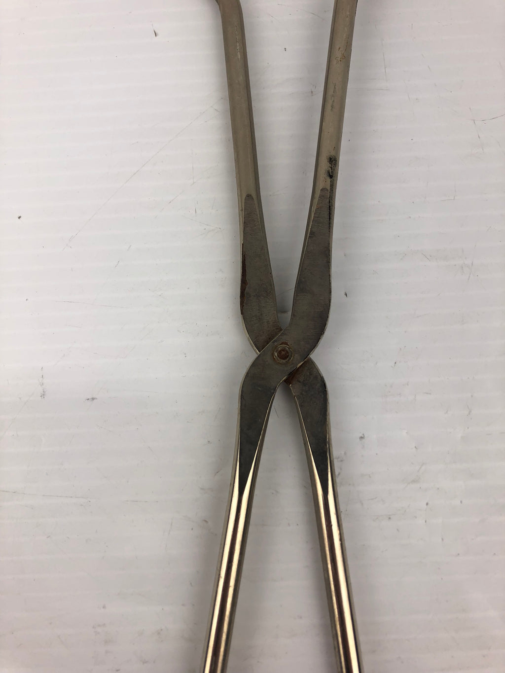 Vintage Metal Tongs Lock Joint Crucible Laboratory Scissor Tong 20 ...