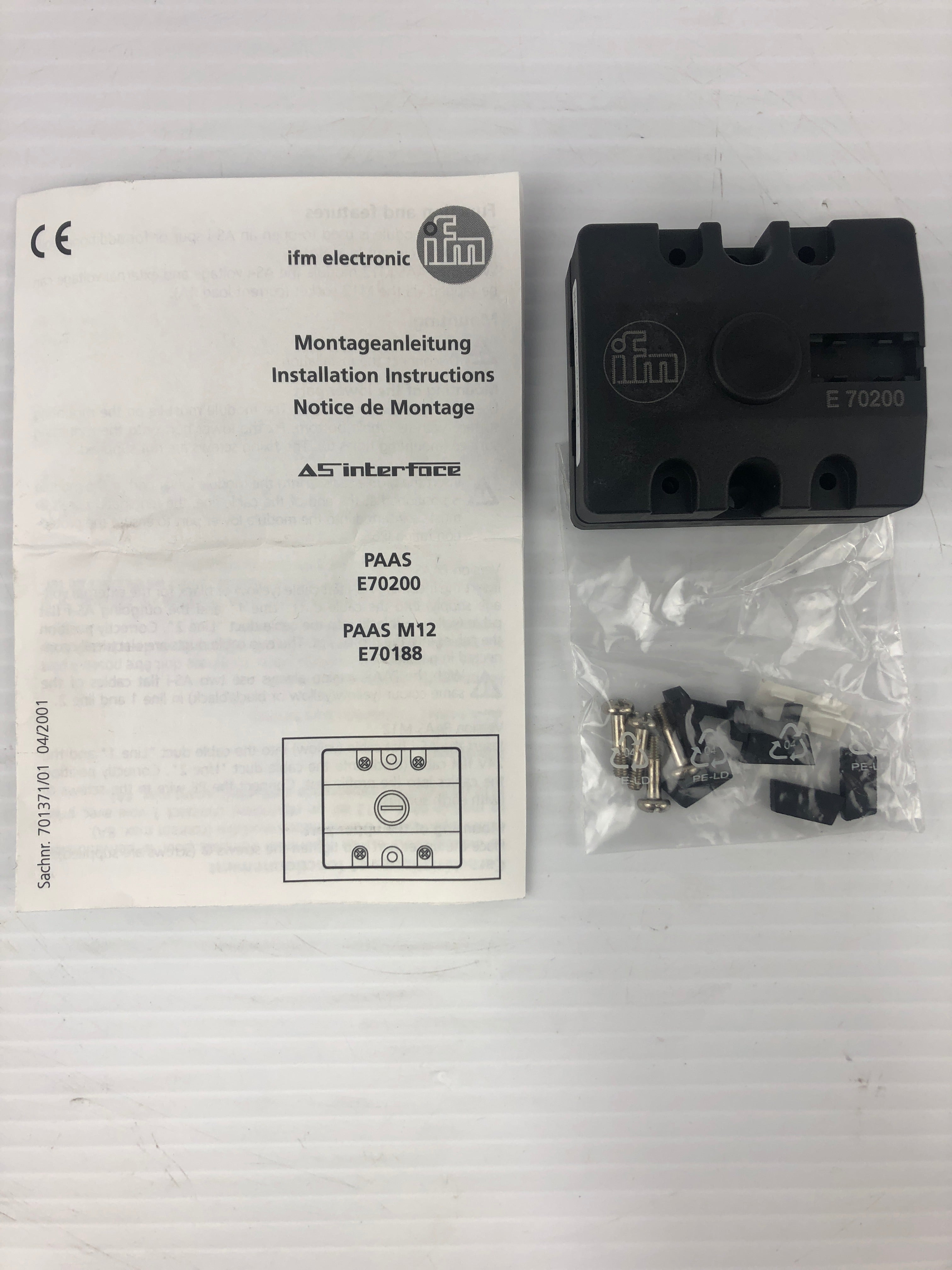 IFM E70200 Flat Cable Splitter M8309-01