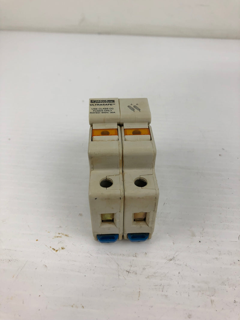 Ferraz Shawmut USCC2 Ultrasafe Fuse Holder 2 Pole 600V 30A – Metal ...