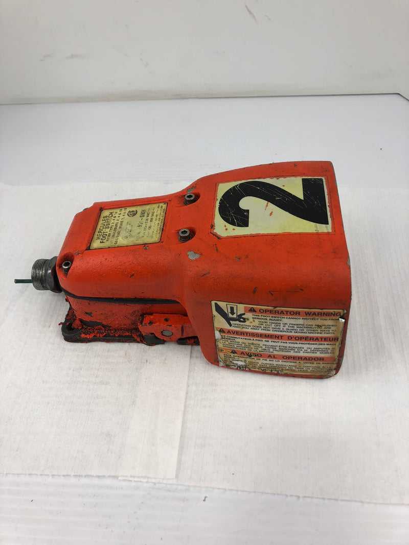 Hercules 531-SWH Foot Switch 20A 1 HP – Metal Logics, Inc.