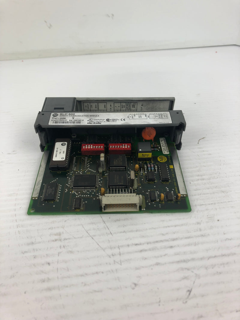 Allen-Bradley 1747-DCM Direct Communication Module Series A SLC 500 - With Door – Metal Logics, Inc.