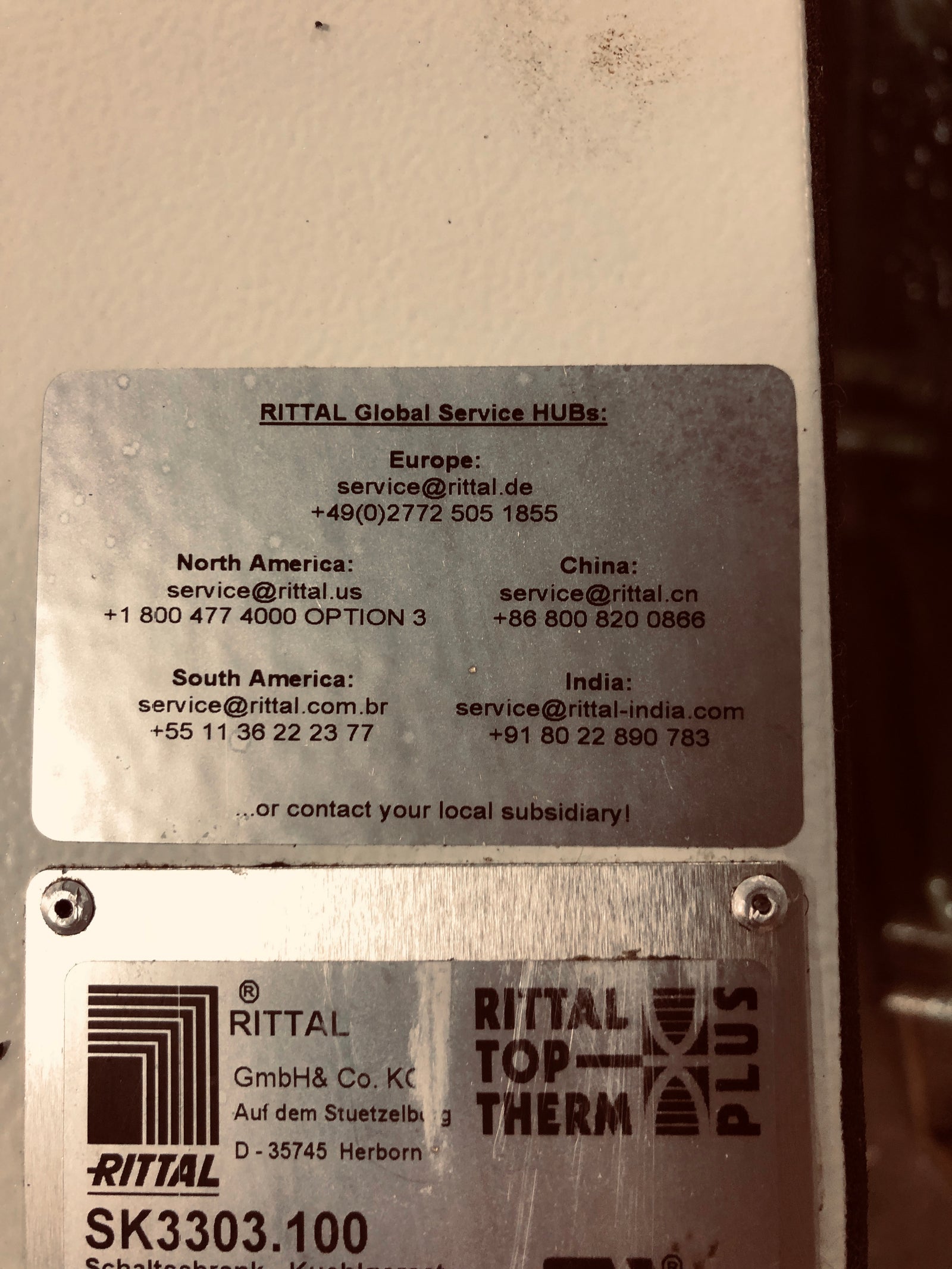 Rittal Top Therm Plus SK3303.100 Cooling Unit – Metal Logics, Inc.