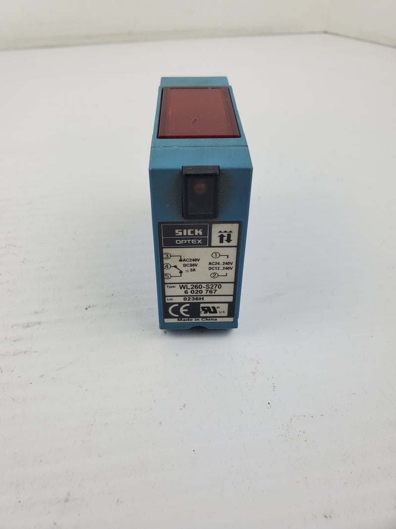 Sick Optex WL260-S270 Photoelectric Sensor 6020767 – Metal Logics, Inc.