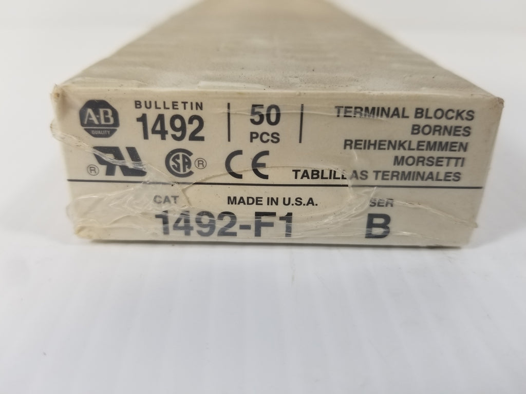 Allen-Bradley 1492-F1 Terminal Block (Box of 50) – Metal Logics, Inc.