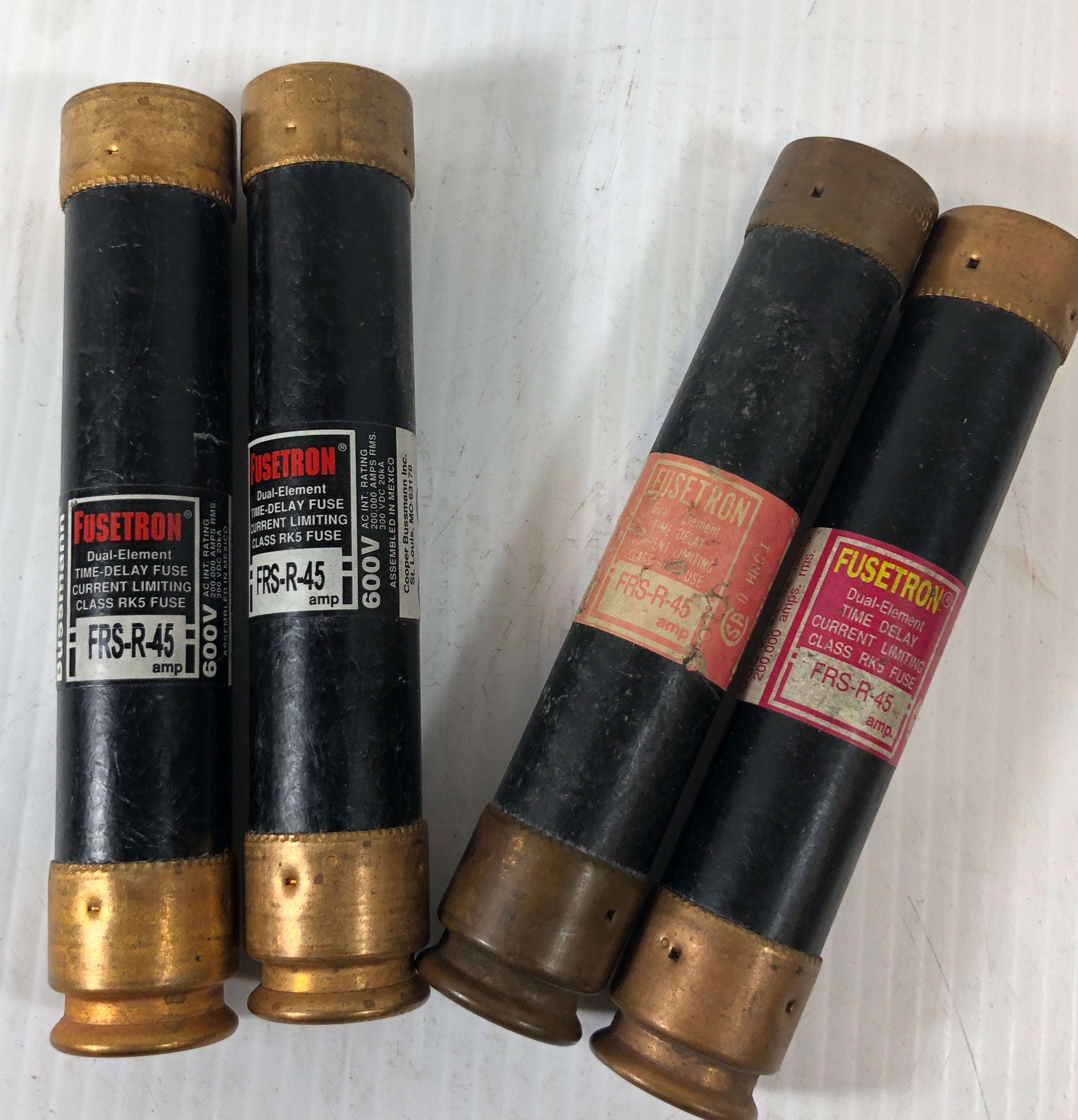 Fusetron FRS-R-45 Fuse - Lot of 4