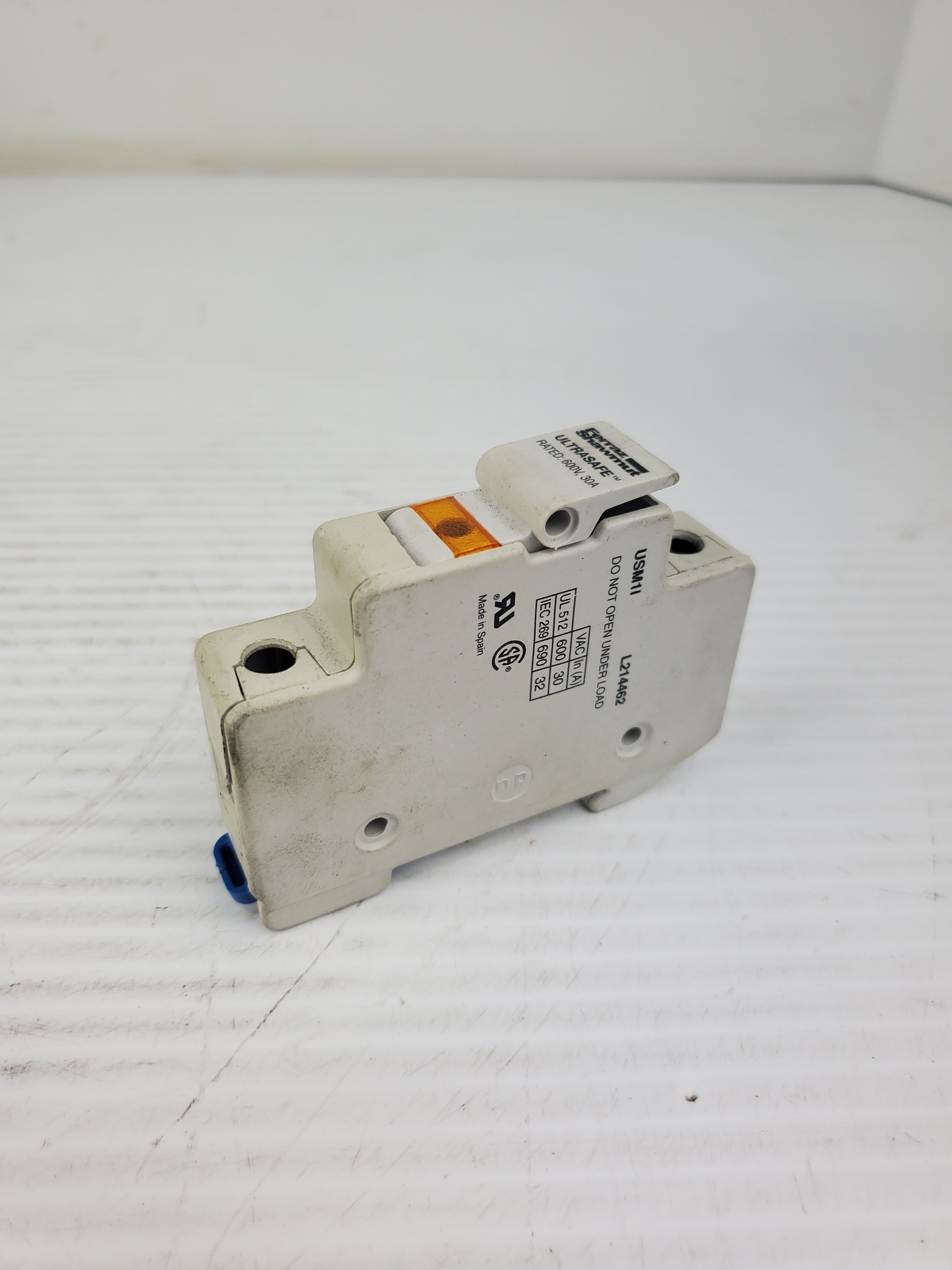 Ferraz Shawmut USM1I Ultrasafe Fuse Holder L214462 600V 30A