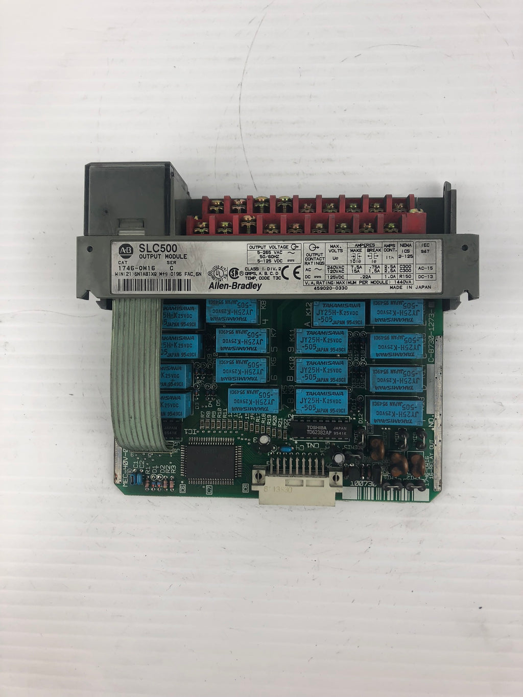 Allen-Bradley 1746-OW16 Output Module Series C SLC500 (No Cover ...